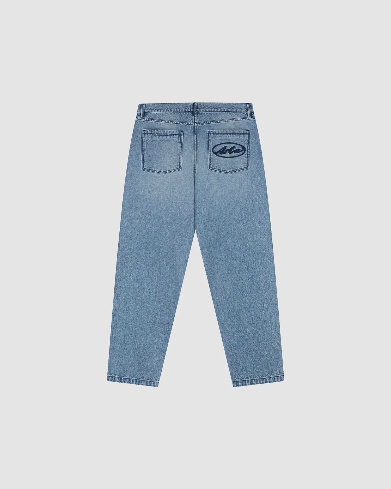 【ARTE ANTWERP】CIRCLE LOGO POCKET PANTS - DENIM BLEACH